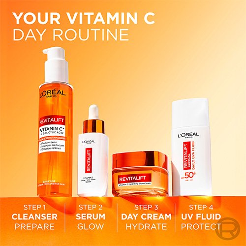 Revitalift Clinical Ansiktspleie Vitamin C Hydrating Glow Cream | L ...